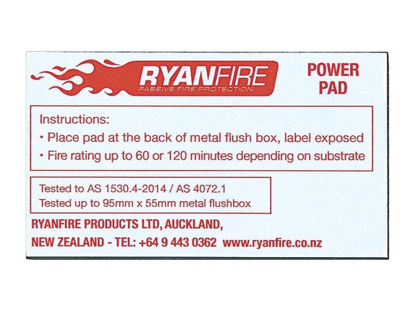 Intumescent Fire Pad