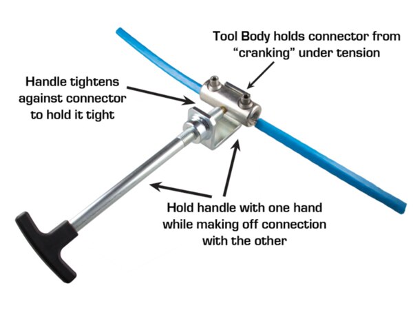 Mechanical Connector Holding Tool