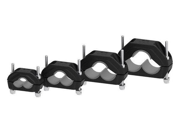 TE Trefoil Cable Clamps with Strut Nuts