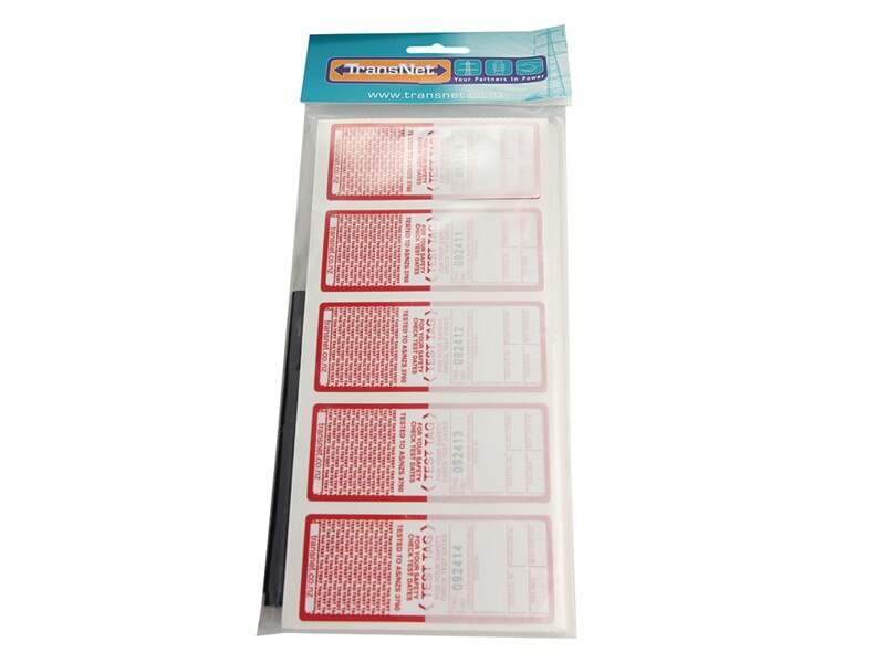 Standard Appliance Test Tags